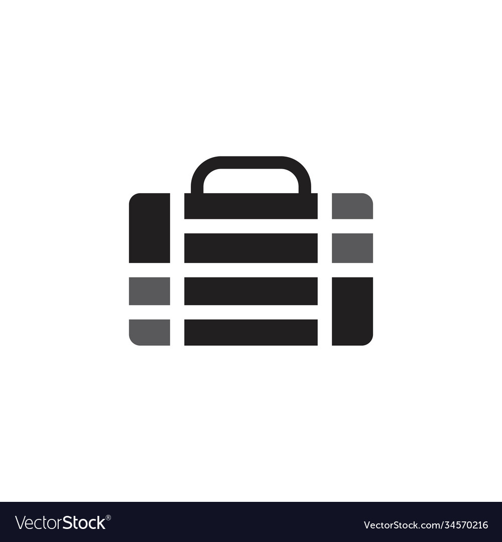 Brief case icon Royalty Free Vector Image - VectorStock