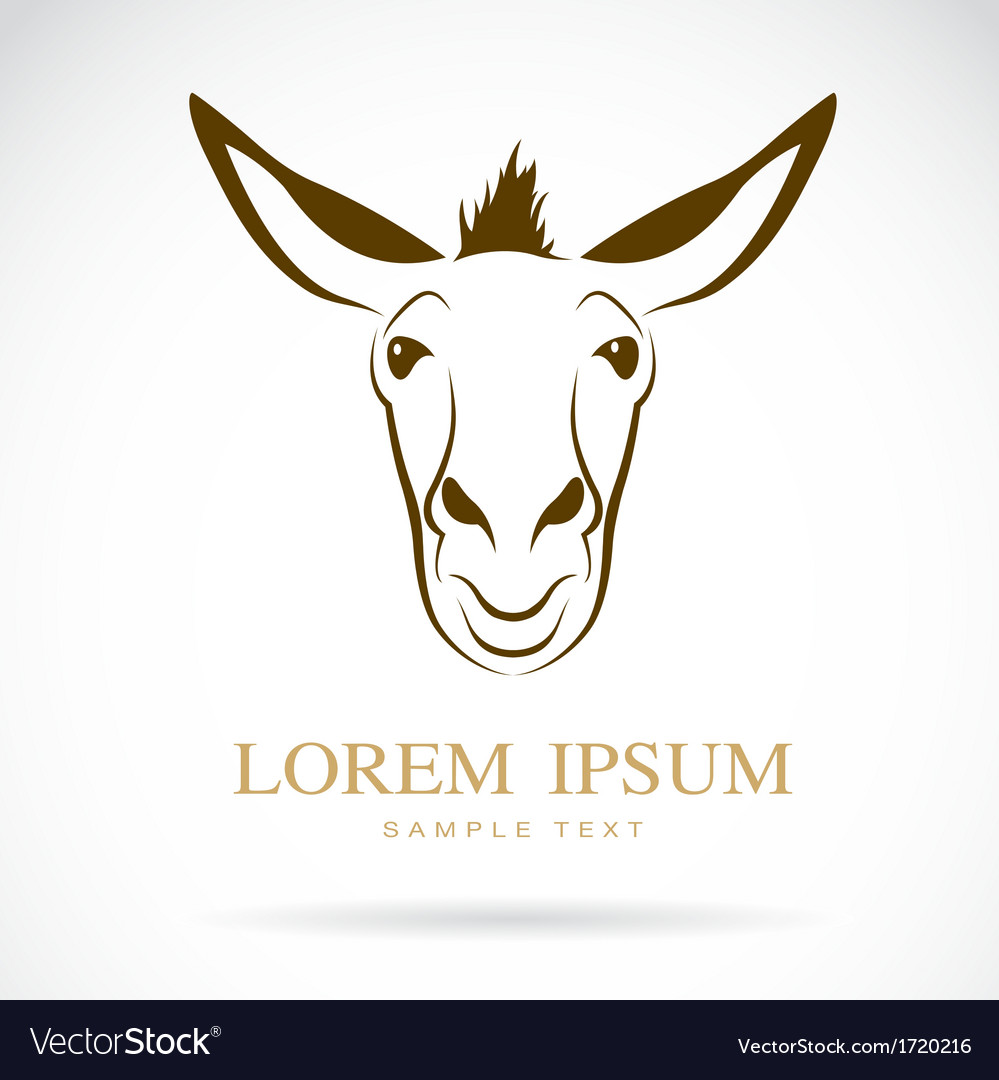 Donkey Royalty Free Vector Image - VectorStock