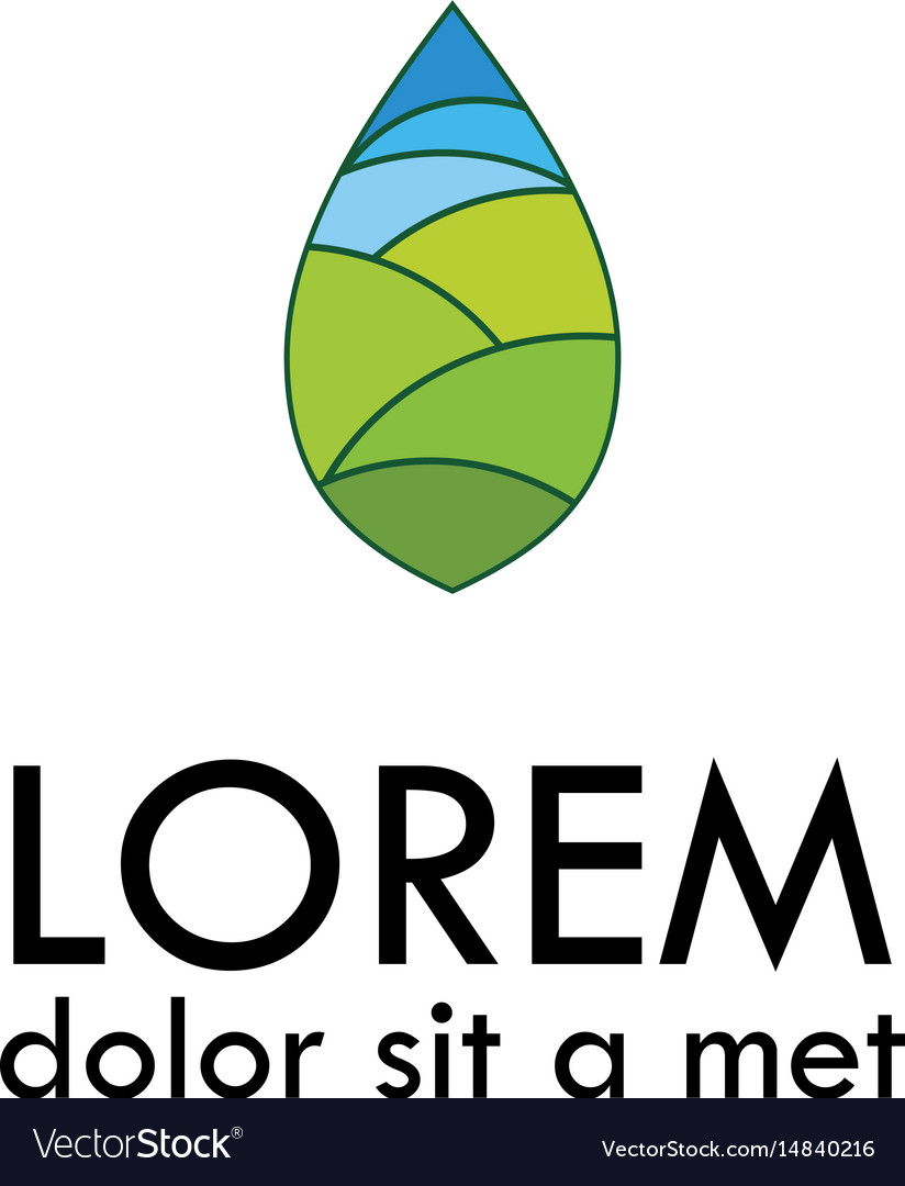 Environment logo Royalty Free Vector Image - VectorStock