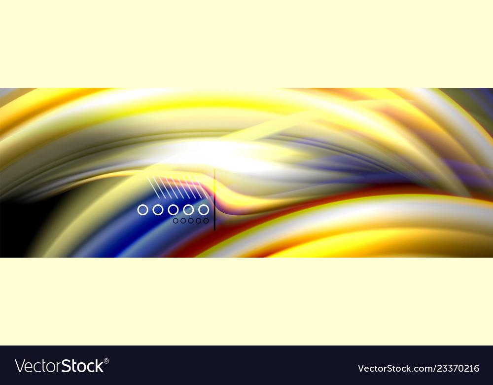 Fluid liquid wave pattern Royalty Free Vector Image