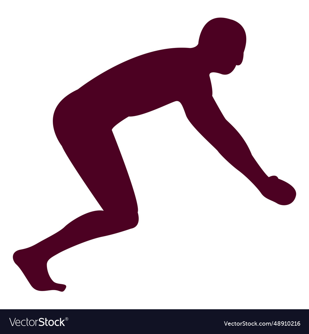 Man jumping sequence 7 Royalty Free Vector Image