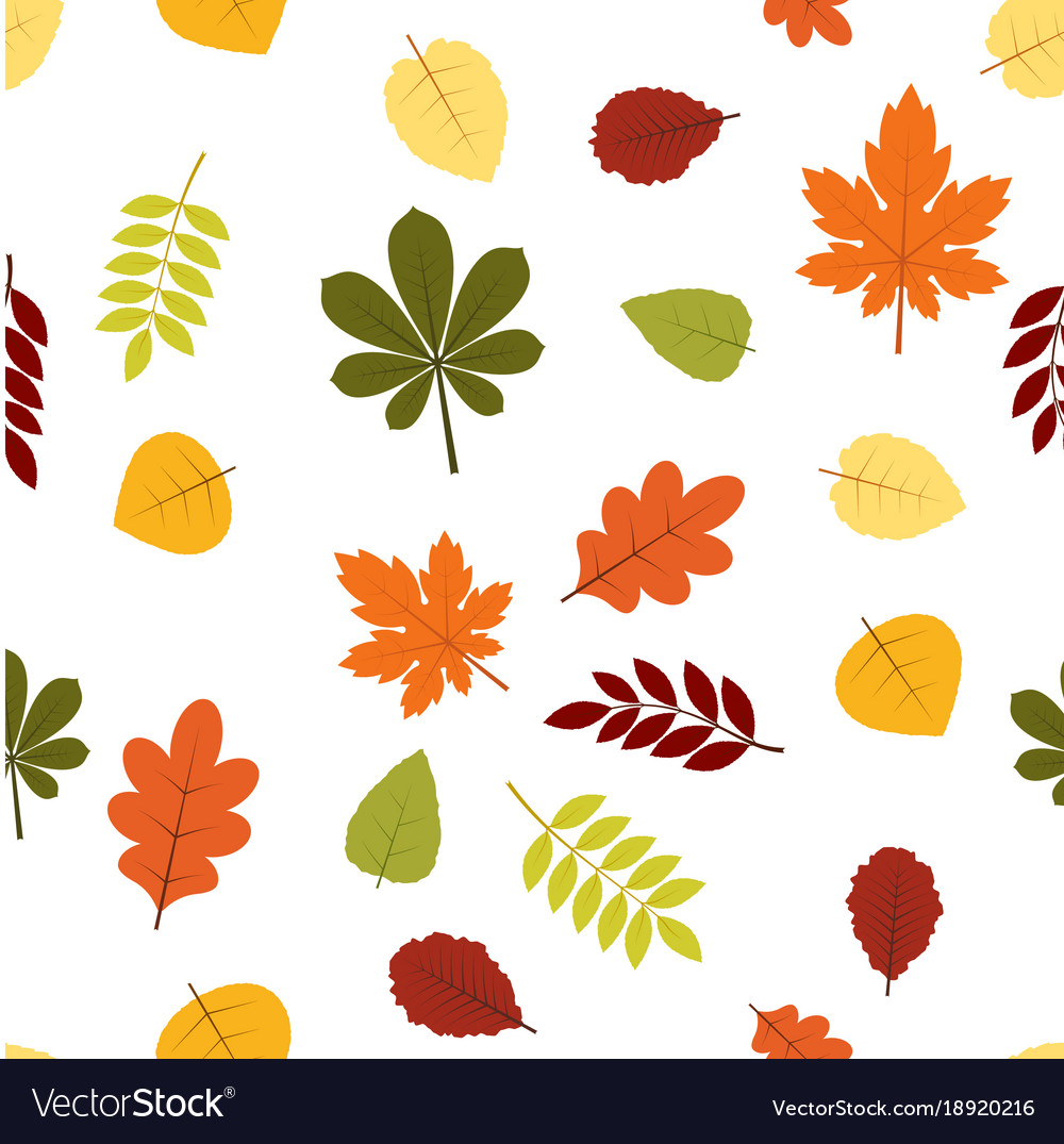 Seamless autumn pattern Royalty Free Vector Image