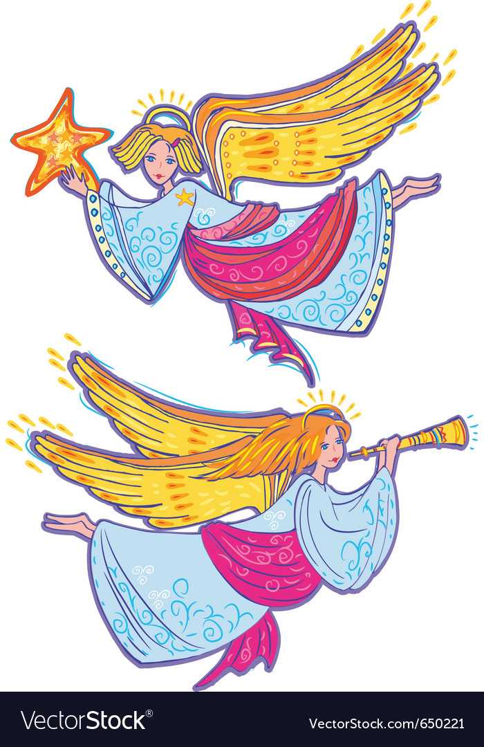 Angels Royalty Free Vector Image - VectorStock