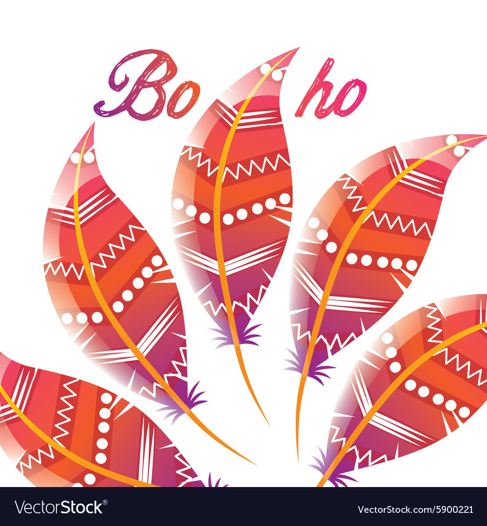 Boho style Royalty Free Vector Image - VectorStock