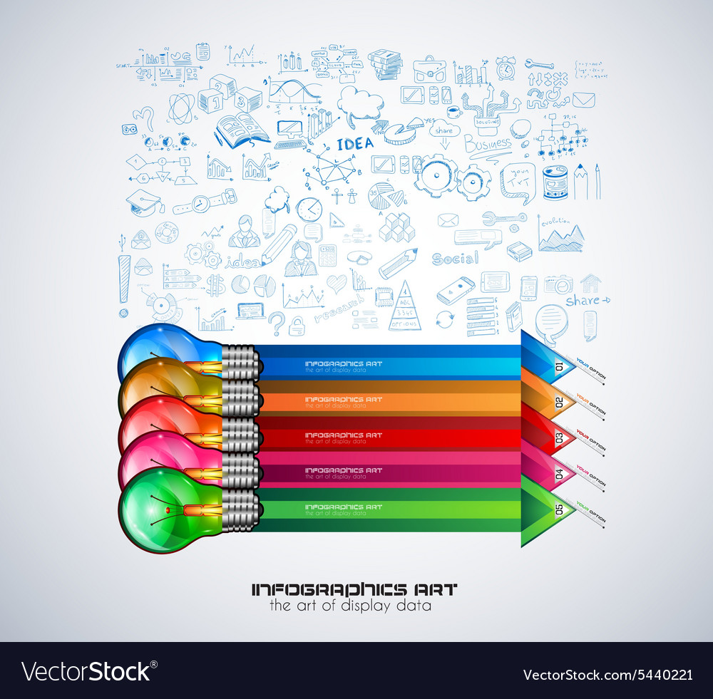 Idea concept layout for brainstorming Royalty Free Vector