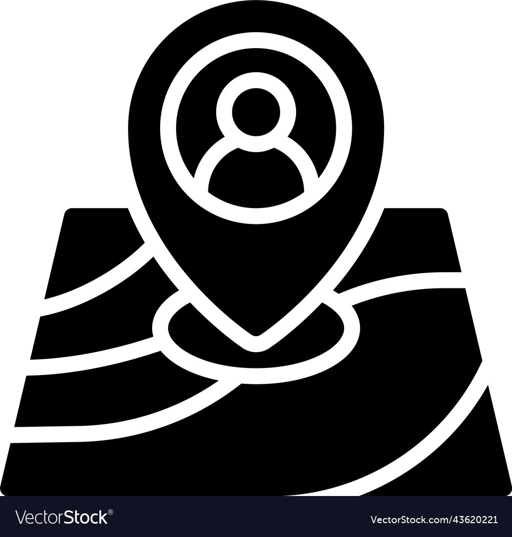 Location icon map and navigation Royalty Free Vector Image