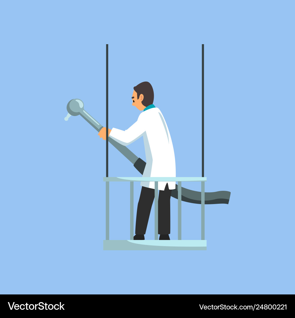 Male professional doctor character dentist Vector Image