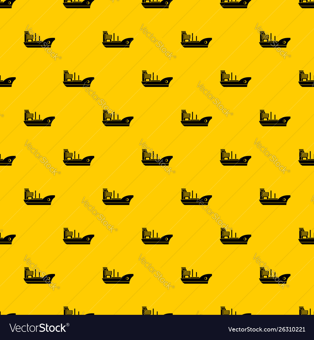Marine ship pattern Royalty Free Vector Image - VectorStock