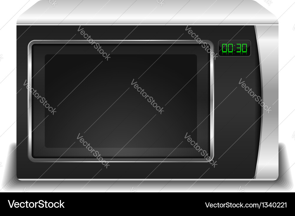 Microwave oven Royalty Free Vector Image - VectorStock