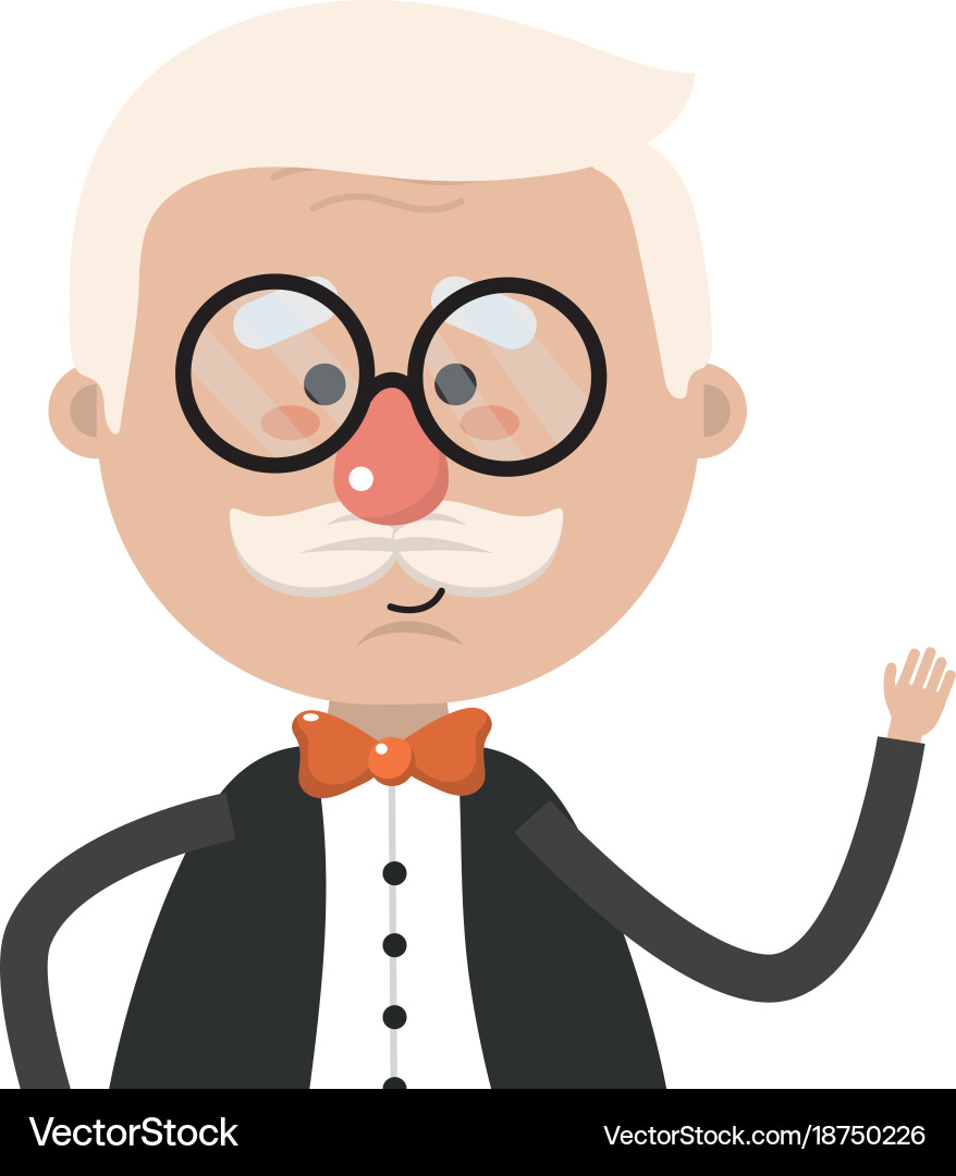 Grandfather cartoon design Royalty Free Vector Image