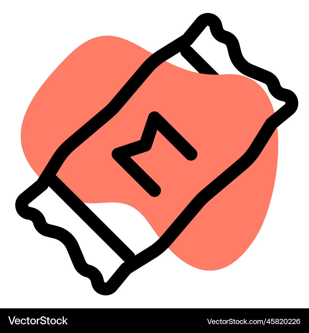 Tasty sweet refreshing milk candy Royalty Free Vector Image