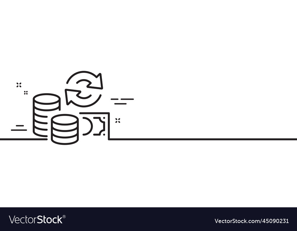 Change Money Line Icon Currency Exchange Sign Vector Image change-money-line-icon-currency-exchange-sign-vector-image