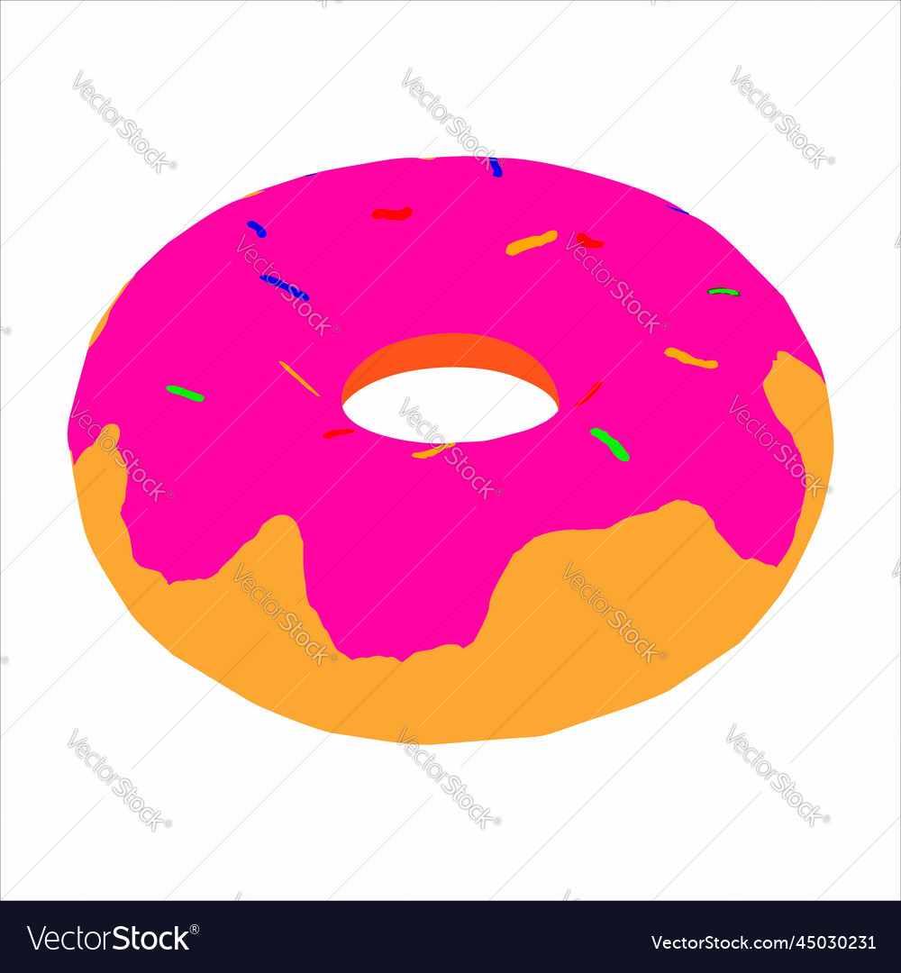 Donut Royalty Free Vector Image - VectorStock