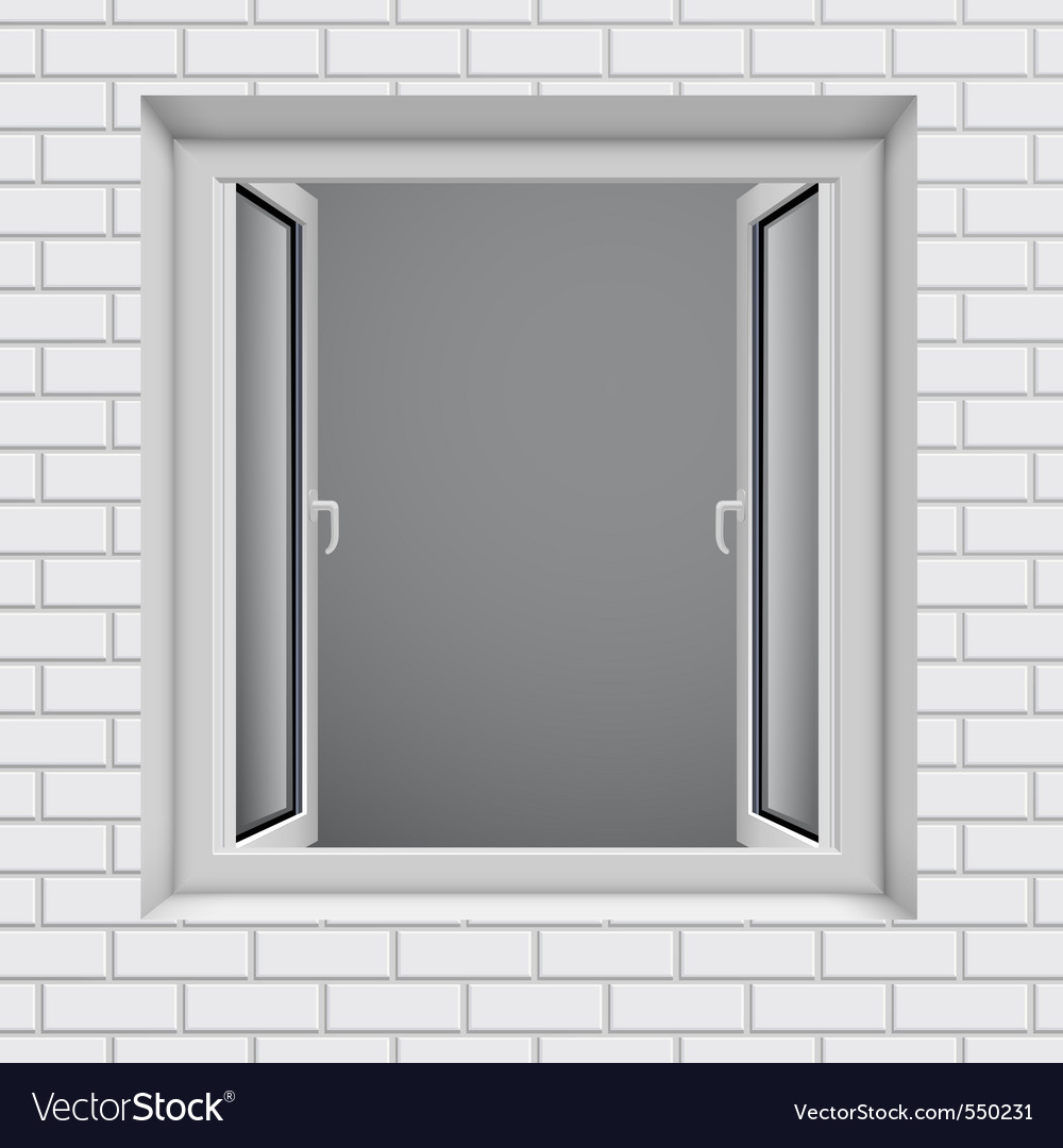 Open window Royalty Free Vector Image - VectorStock