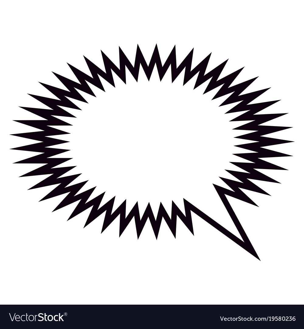 Comic chat bubble Royalty Free Vector Image - VectorStock