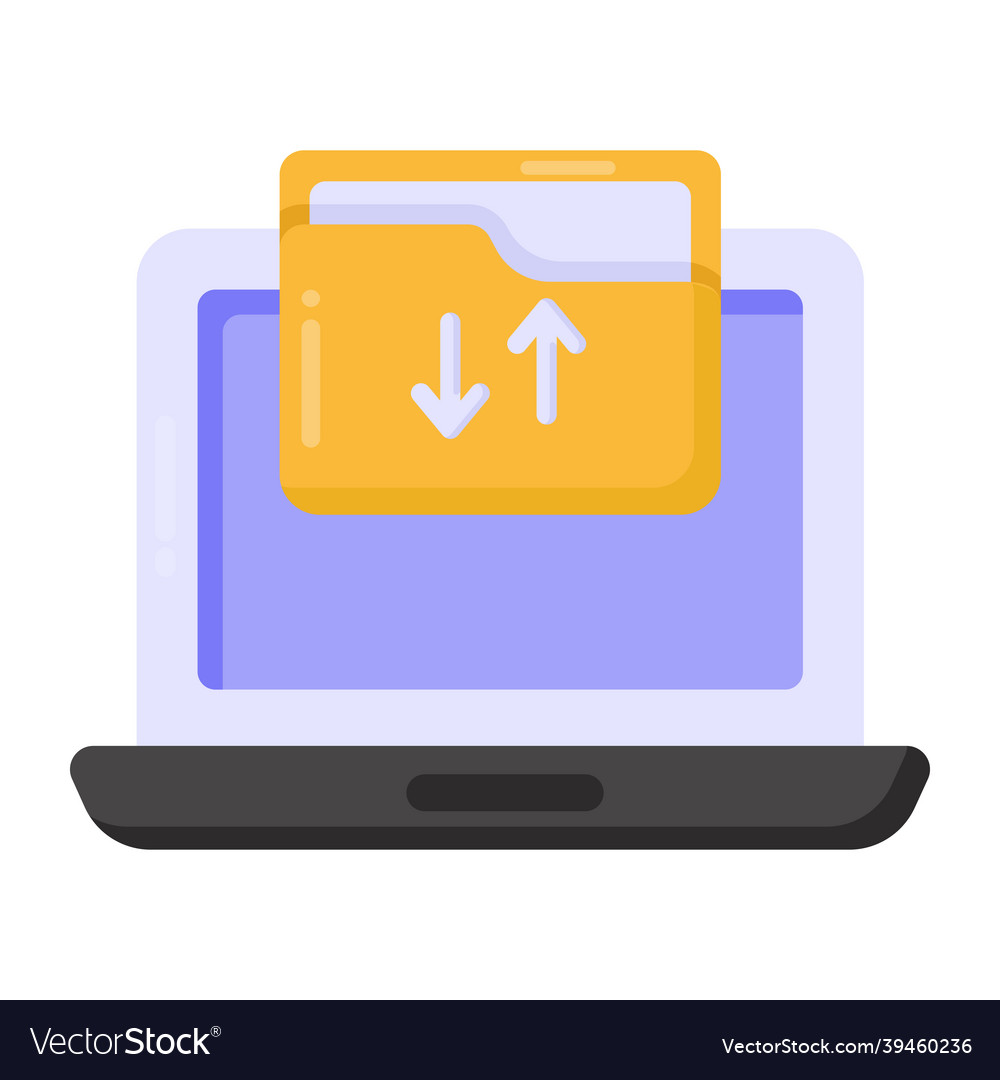 Online data transfer Royalty Free Vector Image