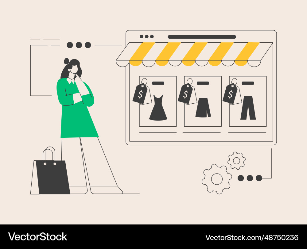 Pricing Abstract Concept Royalty Free Vector Image