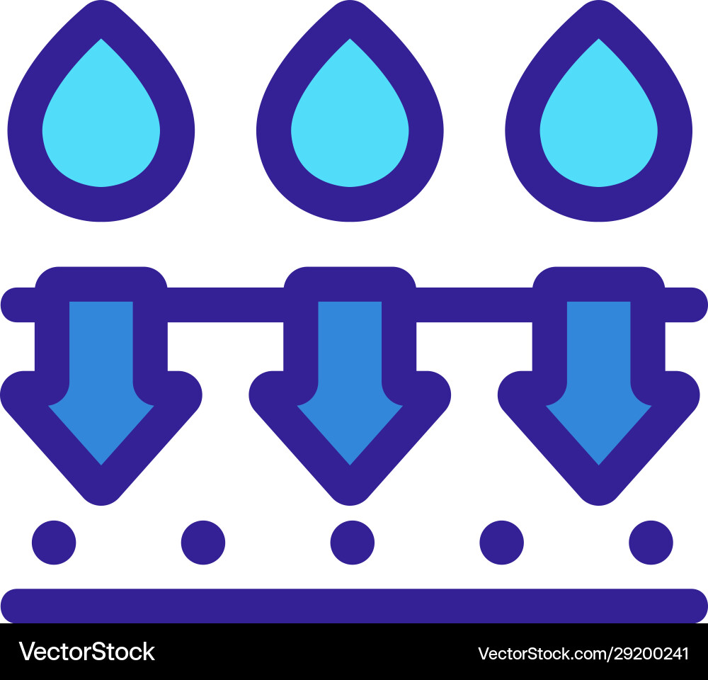 Absorbing icon isolated contour symbol Royalty Free Vector