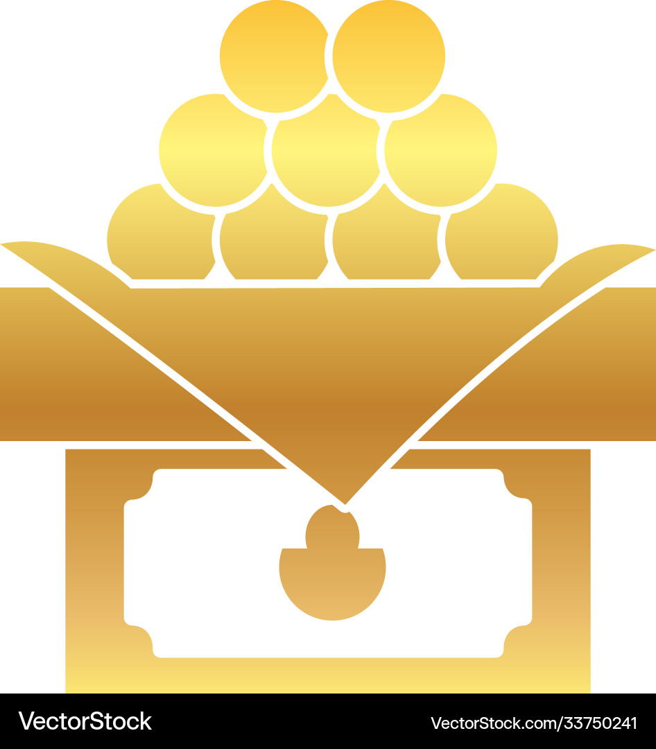 Japanese sweet dumplings icon gradient style Vector Image