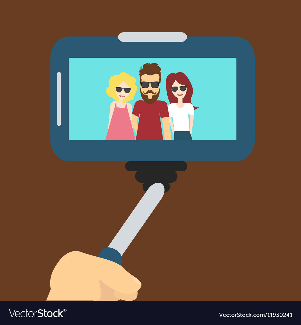 Selfie Royalty Free Vector Image - VectorStock