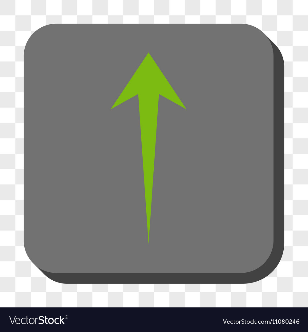 Arrow Up Rounded Square Button Royalty Free Vector Image