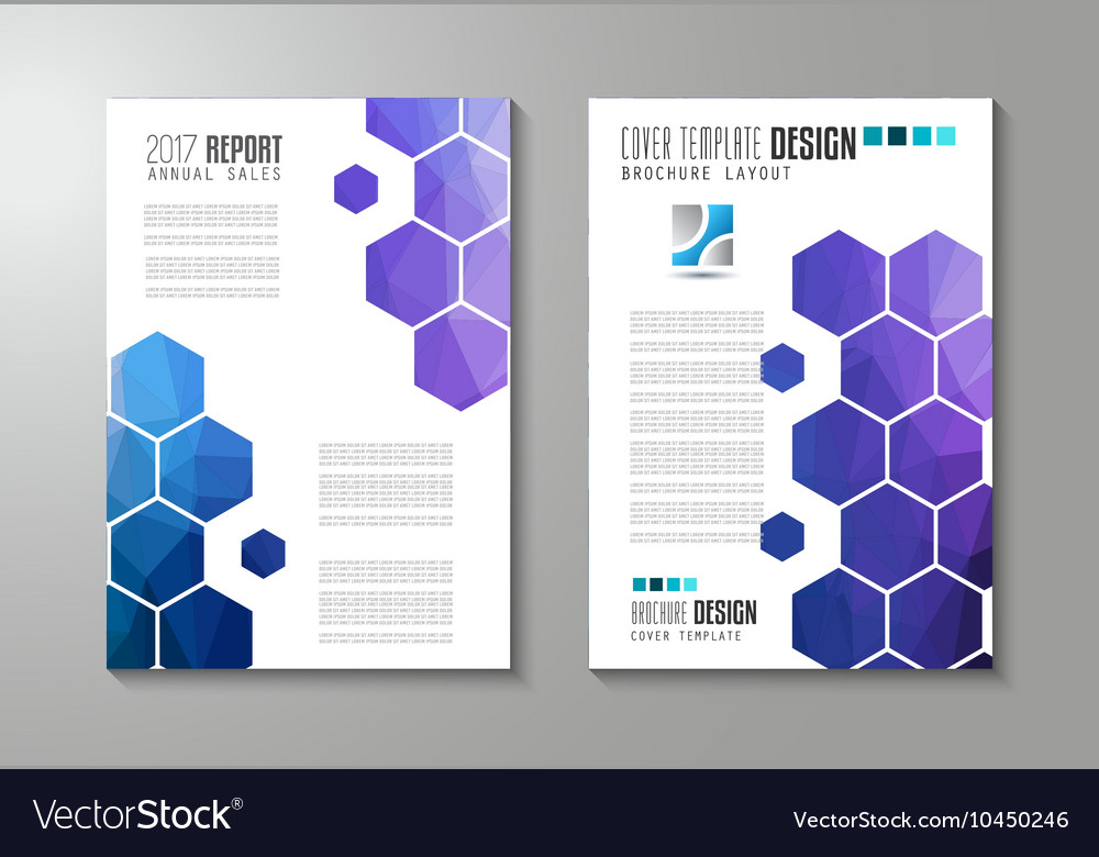 Cover design document template Royalty Free Vector Image