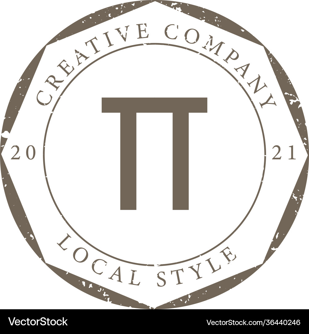 Initial letter tt luxury boutique logo vintage Vector Image