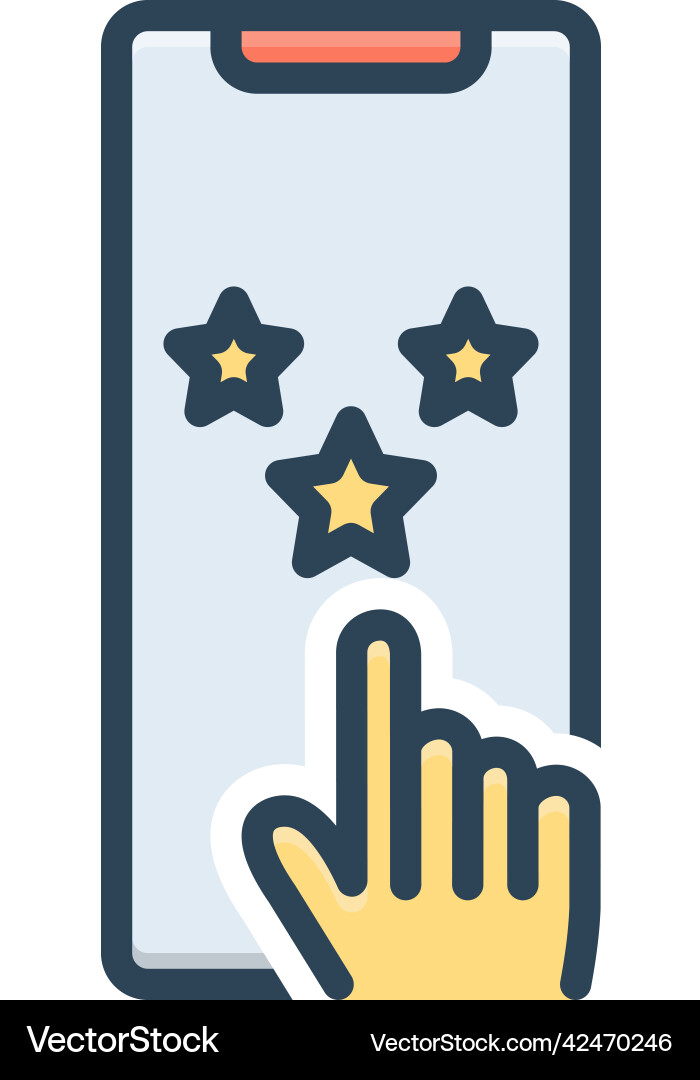 Reviewed Royalty Free Vector Image - VectorStock