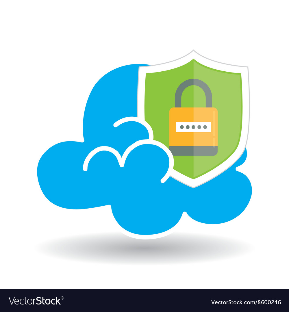 Security system design technology Royalty Free Vector Image