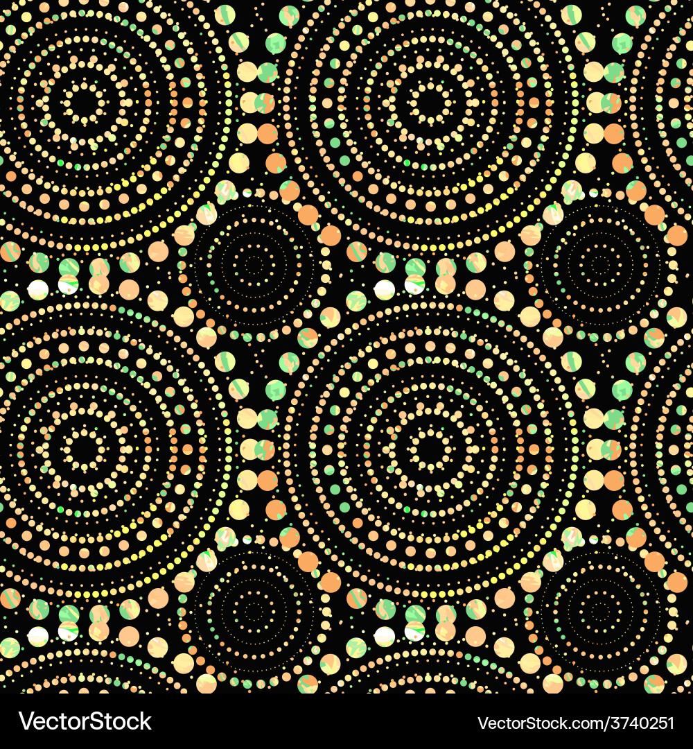 Abstract seamless background made of rings Vector Image