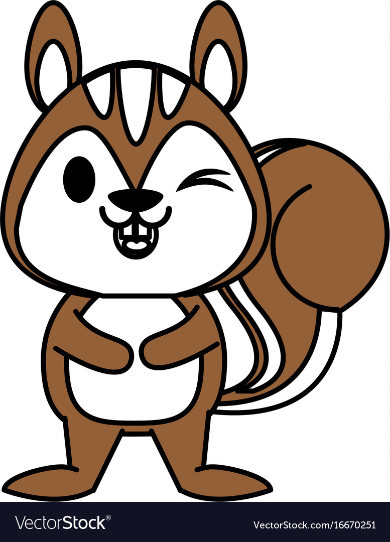 Chipmunk Royalty Free Vector Image - VectorStock