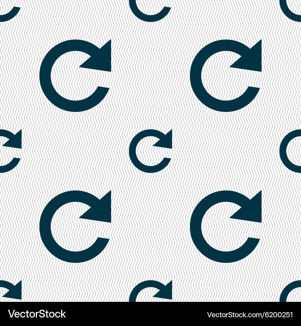 Update sign icon full rotation arrow symbol Vector Image