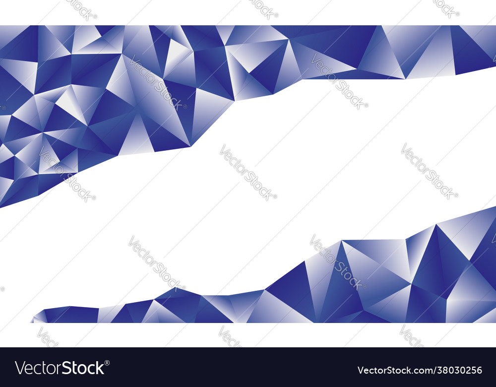 Blue triangles background Royalty Free Vector Image