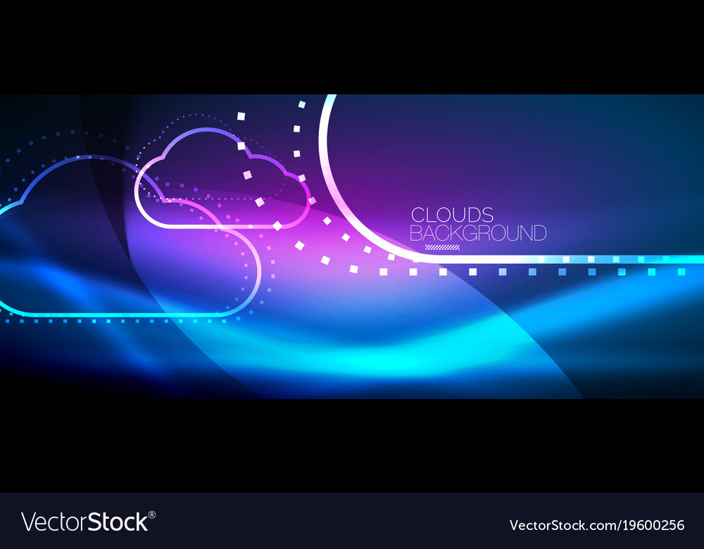 Cloud computing storage concept Royalty Free Vector Image