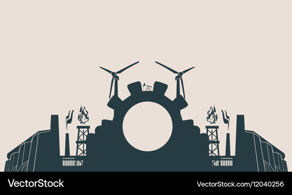 Energy and power icons set header banner Vector Image