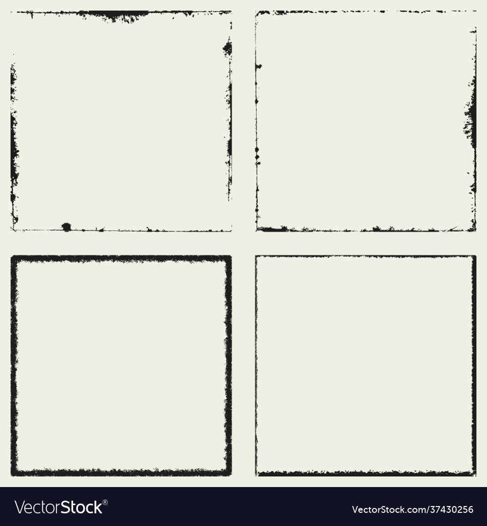 Four square frame Royalty Free Vector Image - VectorStock