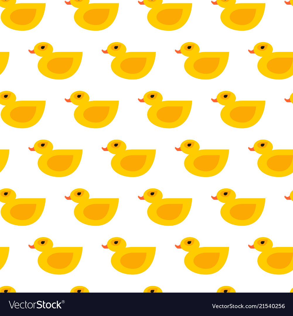 Seamless duck pattern Royalty Free Vector Image
