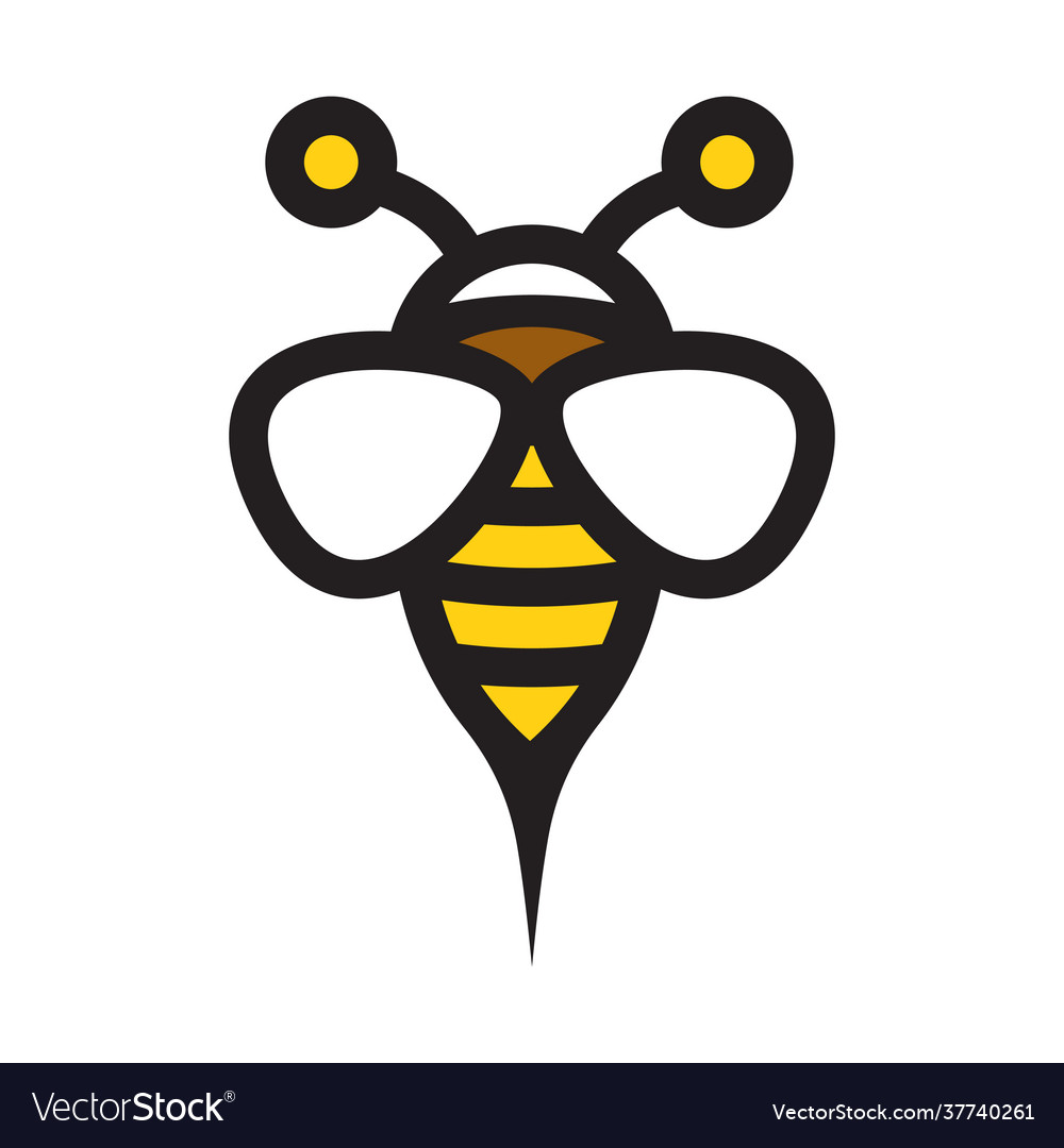 Bee icon Royalty Free Vector Image - VectorStock
