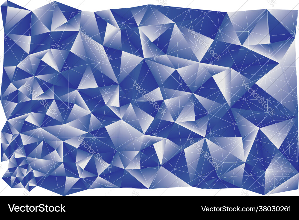Blue triangles background Royalty Free Vector Image