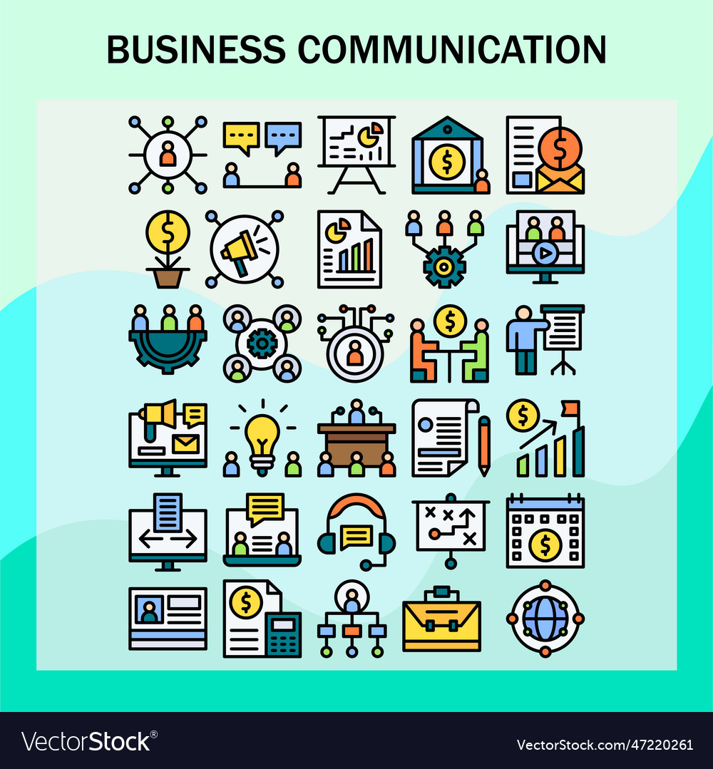 Business communication Royalty Free Vector Image