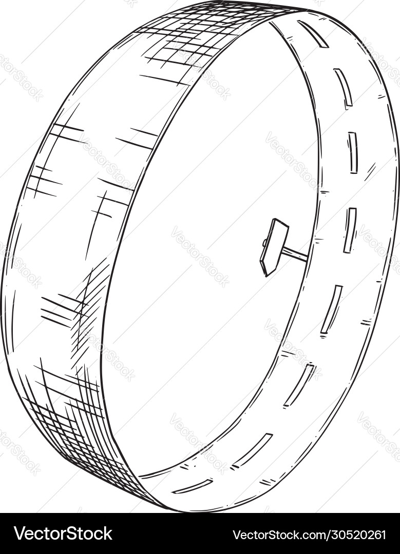 Conceptual business or drawing cyclic road Vector Image