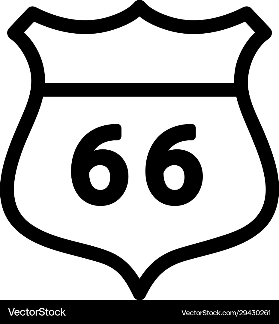 Sheriff sign icon isolated contour symbol Vector Image