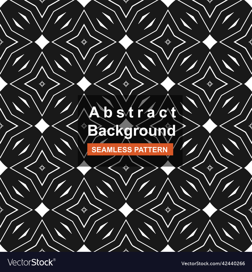 Abstract geometric seamless pattern background Vector Image
