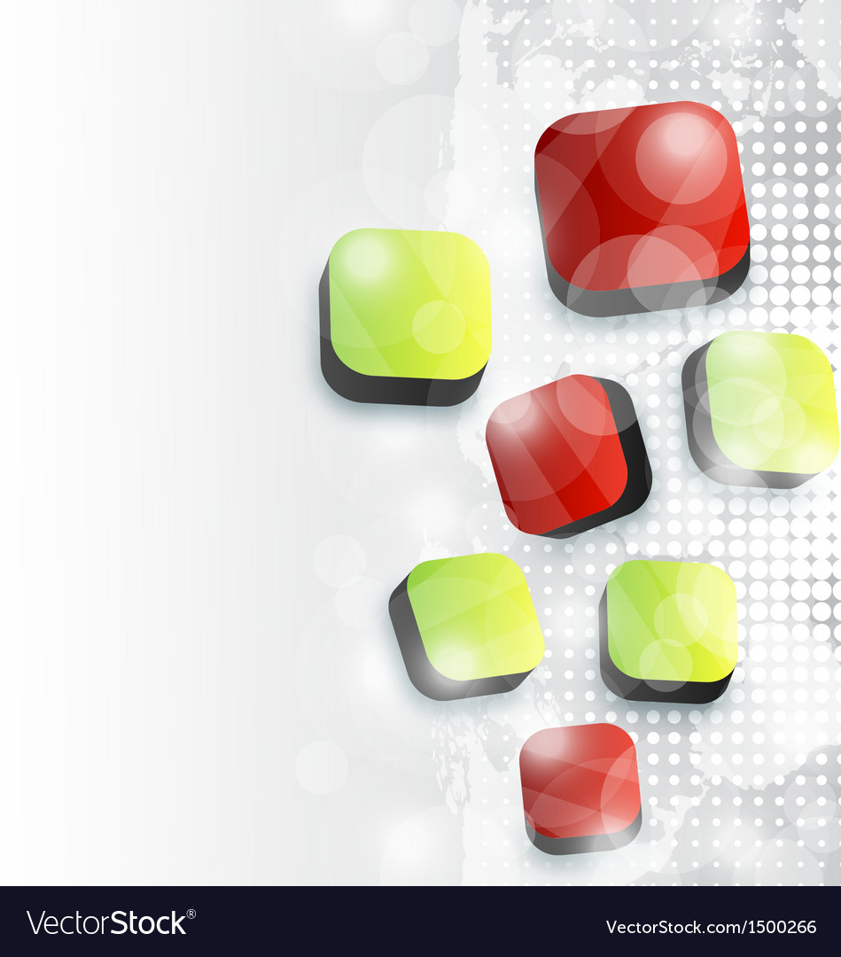 Abstract squares background for your advertise Vector Image