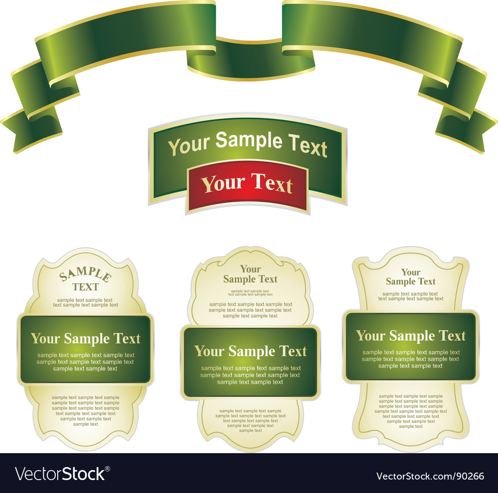 Banner Royalty Free Vector Image - VectorStock