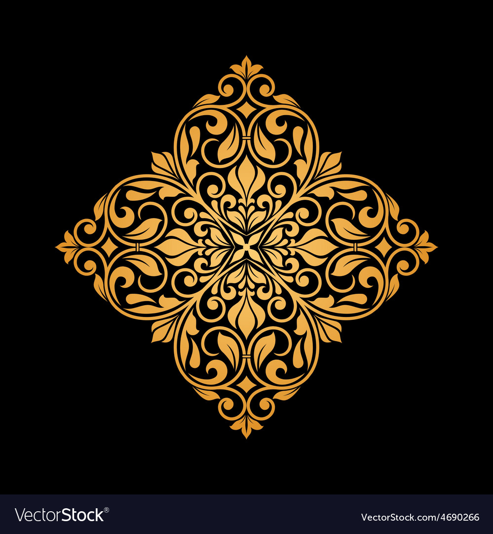 Ornamental floral element for design Royalty Free Vector Ornamental floral element for design Royalty Free Vector