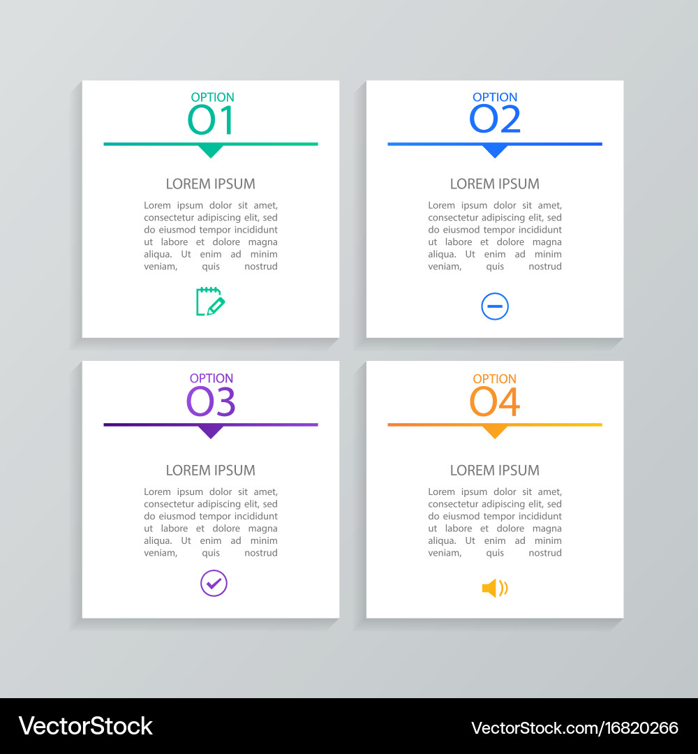 Set of infographic templates Royalty Free Vector Image