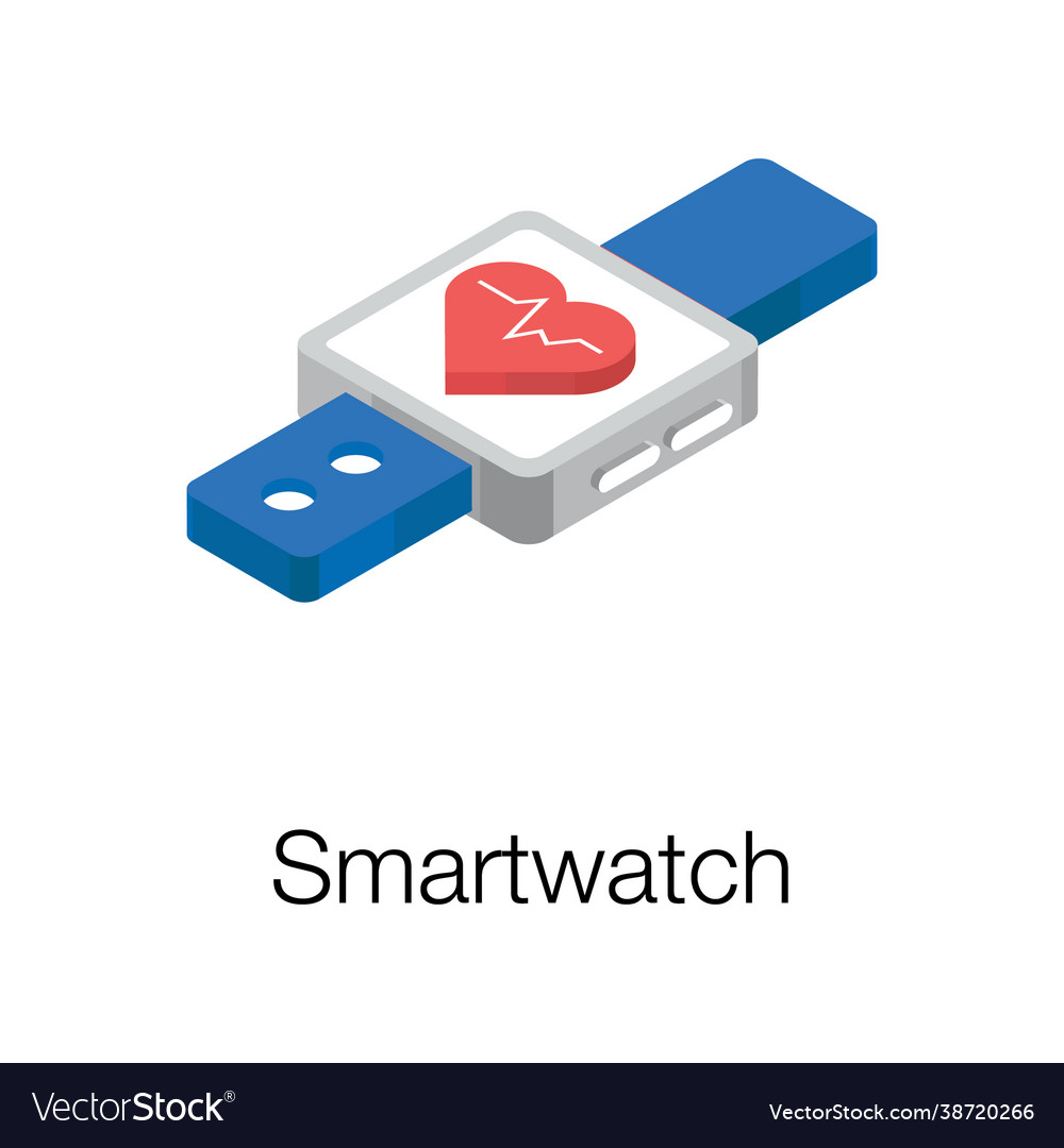 Smartwatch Royalty Free Vector Image - VectorStock