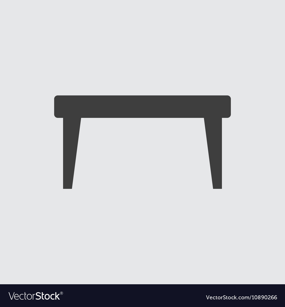 Table icon Royalty Free Vector Image - VectorStock