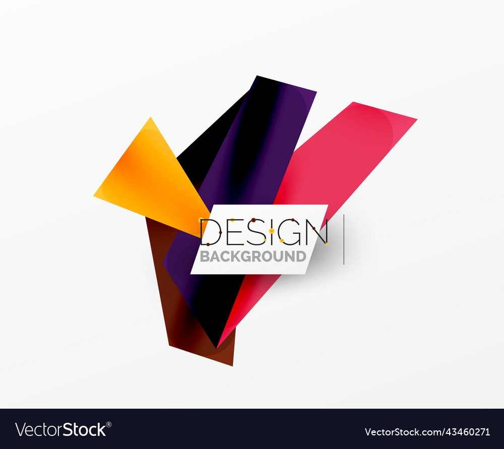 Background color abstract overlapping lines Vector Image